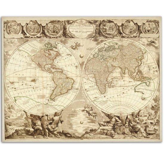 Dünya Haritası Dekor