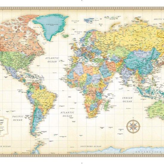 Dünya Meridyen Haritası